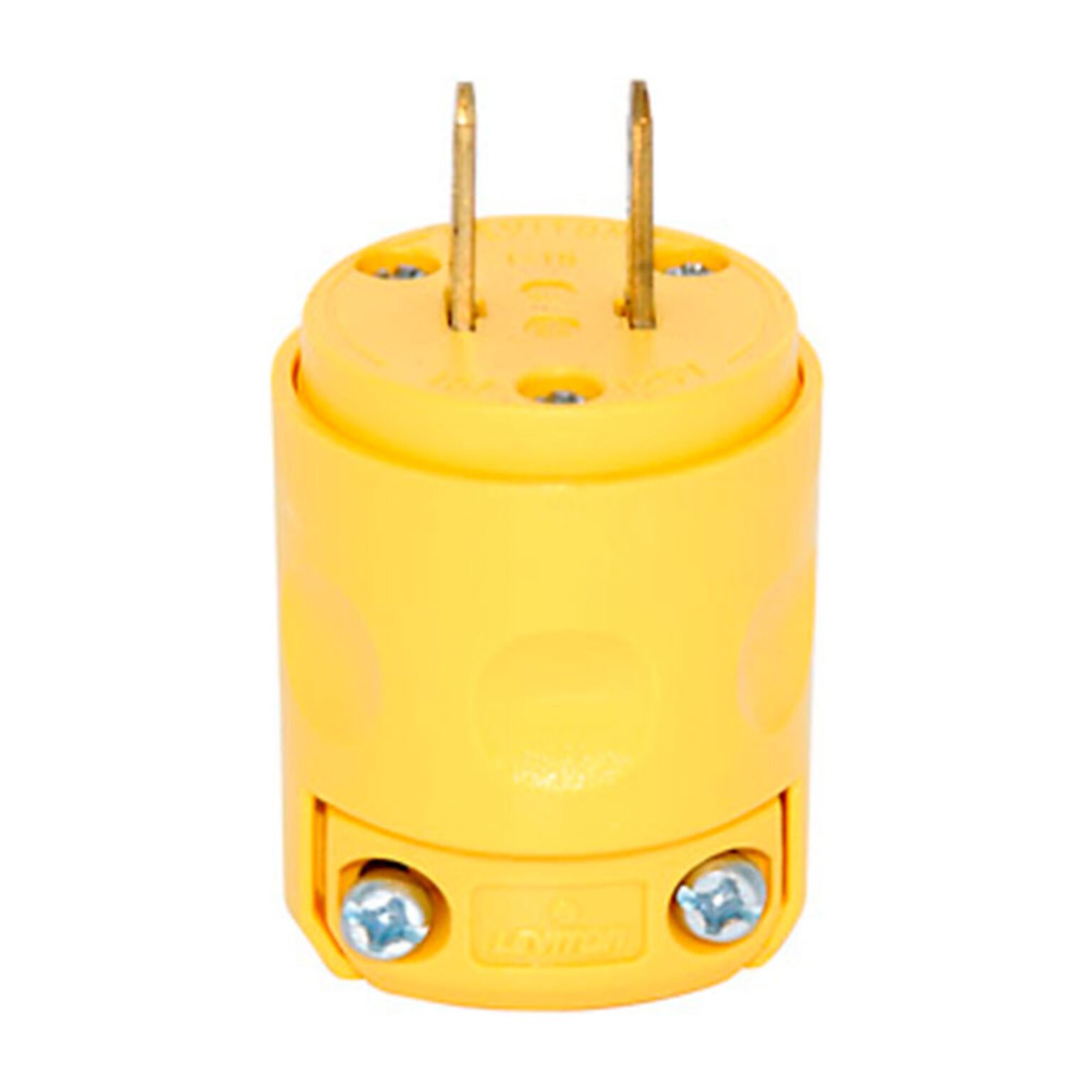 ENCHUFE 15A 125V L/T PVC AMARILLO LEVITON