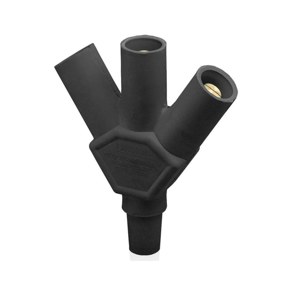 CONECTOR MULTIPLE (1 FEMALE / 3 MALE) CAM TYPE 400A 600V NEGRO (CAM LOCK)