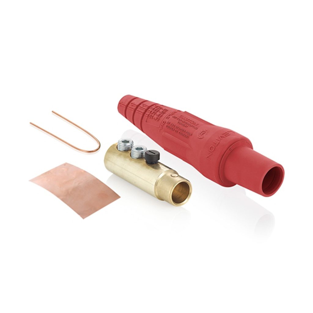 CONECTOR (HEMBRA) C/2 PERNOS 400A 600V T/CAM LOCK (CAM TYPE) ROJO