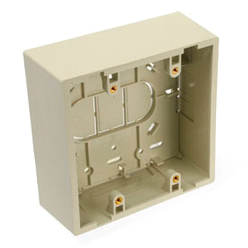 CAJA CUADRADA 4X4 1.89'' MARFIL