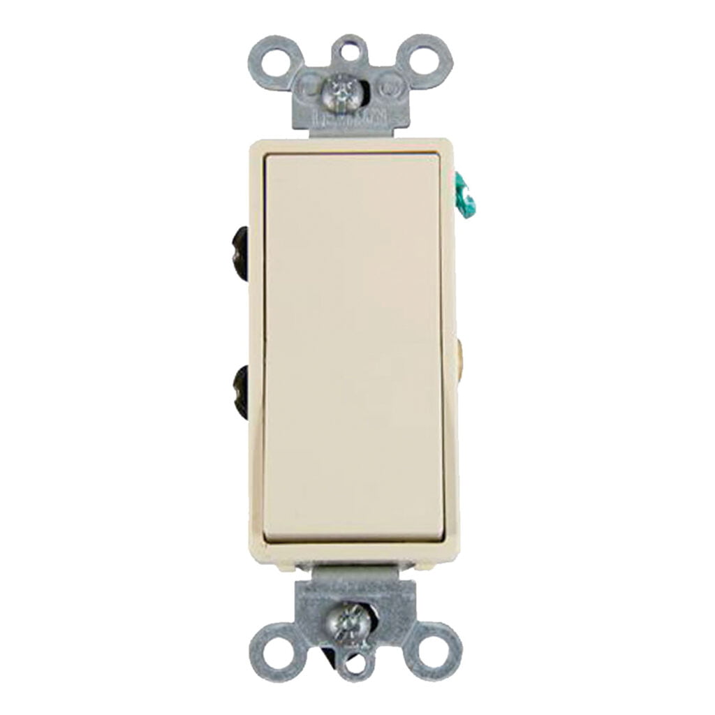 INTERRUPTOR BIPOLAR SIMPLE DECORA 15A L/T 250V MARFIL – Electro Enchufe