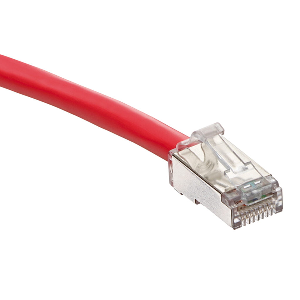 PATCH CORD CATEGORIA 6A DELGADO APANTALLADO 10’ (3 MT APROX) ROJO