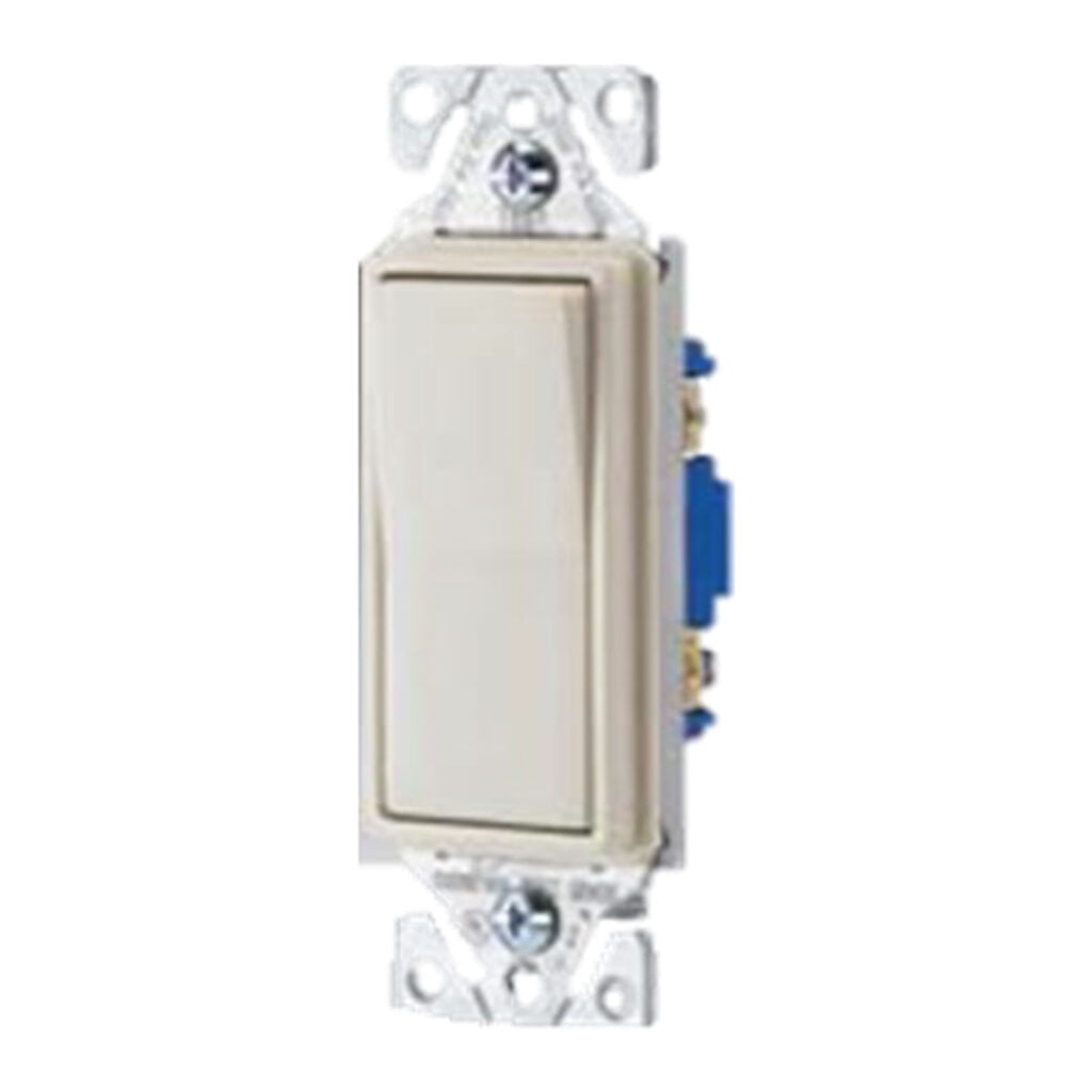 INTERRUPTOR SIMPLE DECORA D/3 CONMUTACION 15A L/T 250V BLANCO