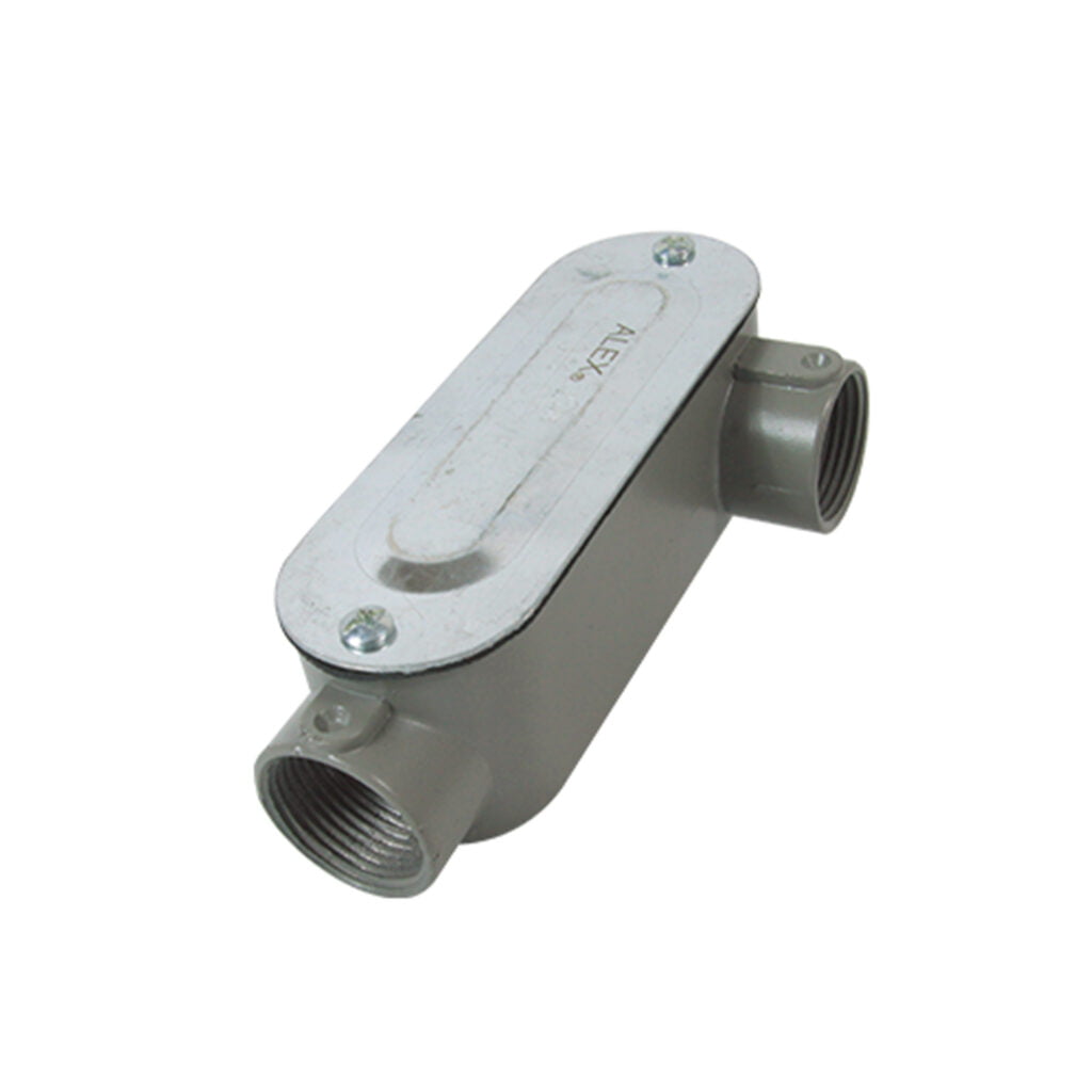 CAJA CONDULET TIPO LL 1" FORM 35 DE ALUMINIO C/TAPA Y EMPAQUETADURA