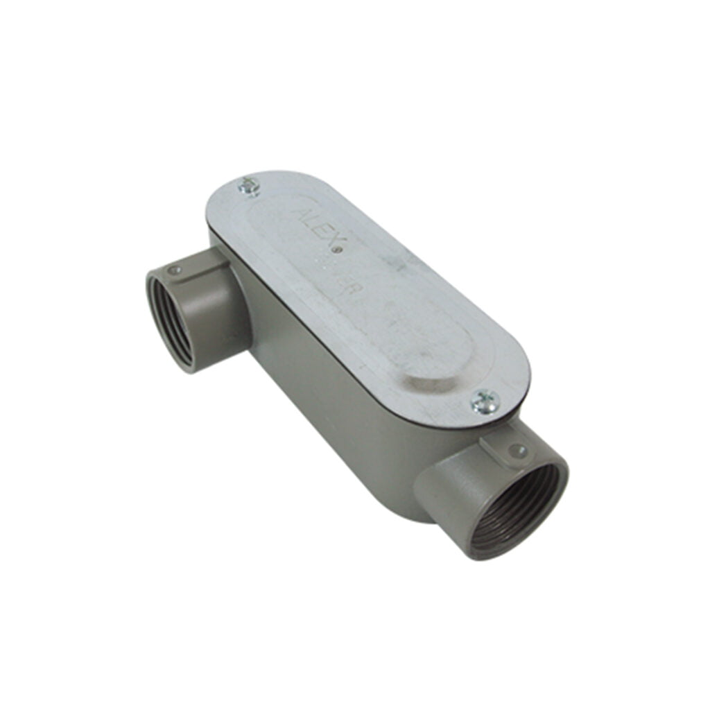 CAJA CONDULET TIPO LR 1" FORM 35 DE ALUMINIO C/TAPA Y EMPAQUETADURA