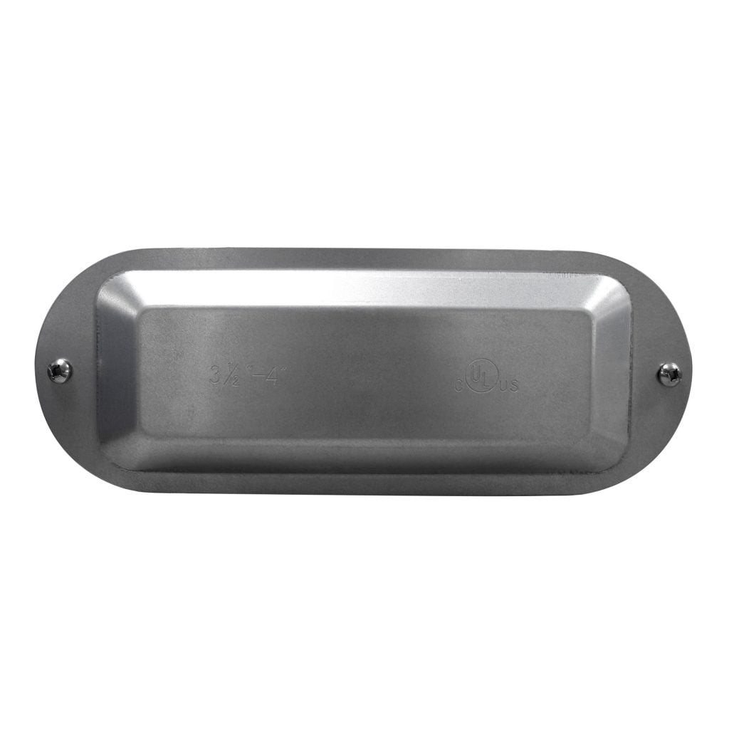 TAPA ABOVEDADO EN ACERO Y EMPAQUETADURA DE NEOPRENO P/CAJA 3-1/2" Y 4 ...