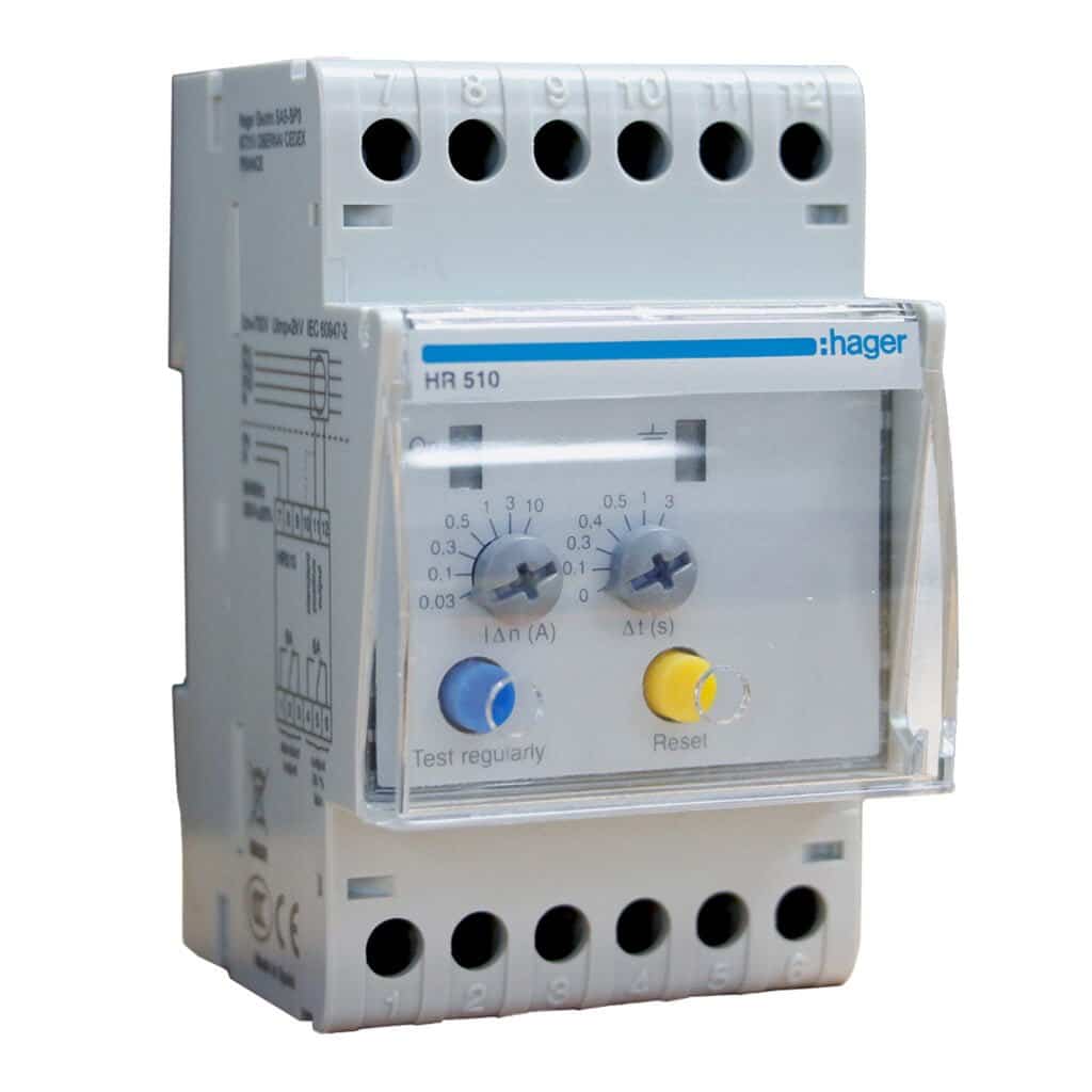RELÉ DIFERENCIAL 230V 50-60Hz. SENSIBILIDAD REGULABLE DE 0.03-10A ...