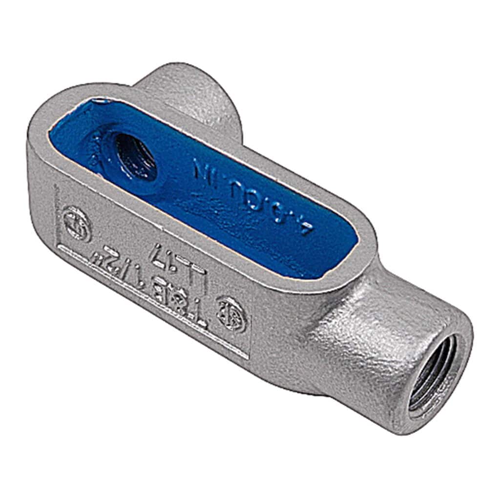 CONDULETA OCAL FORM 7 TIPO LL CON REVESTIMIENTO DE PVC 1/2'