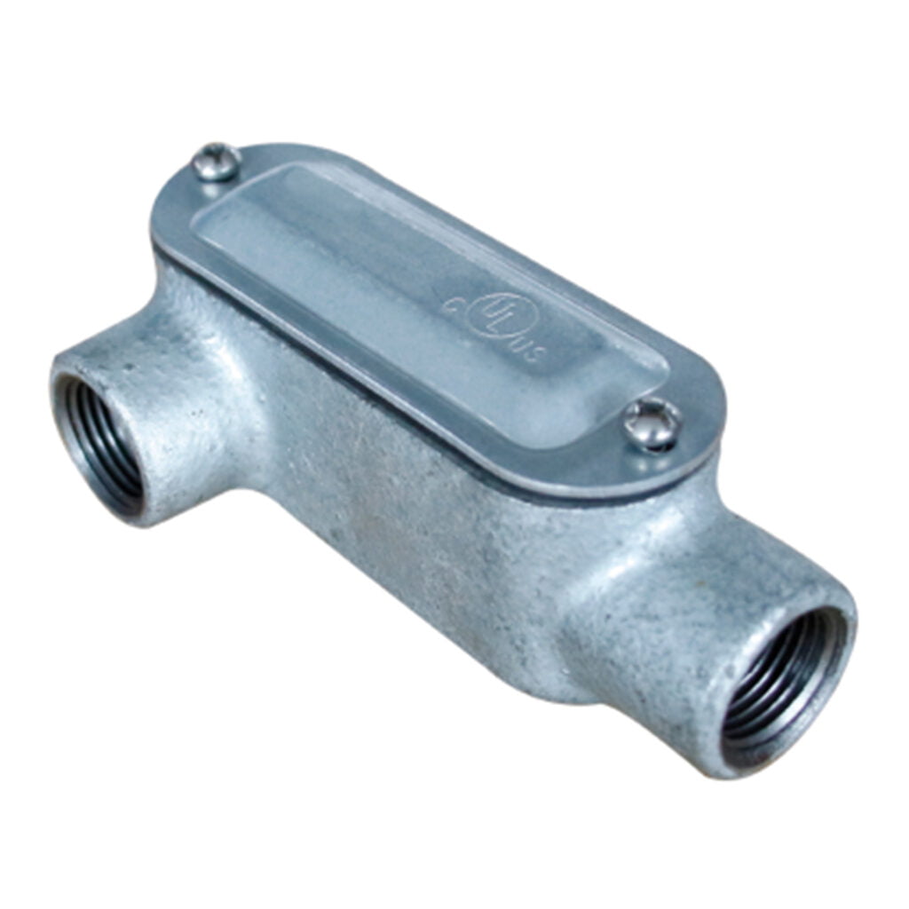 CAJA CONDULET TIPO LR 1" FORM 5 HIERRO MALEABLE GALVANIZADO EN CALIENTE ...