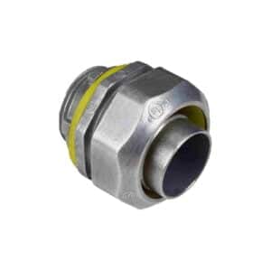 CONECTOR RECTO LIQUID TIGHT 3/4" HIERRO MALEABLE HERMÉTICO ELECTRO GALVANIZADO CON UL E307843