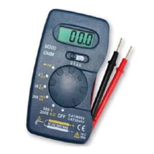 MULTIMETRO DIGITAL PORTÁTIL M300 500V AC/DC, 200MA DC, 2000K OHM ...
