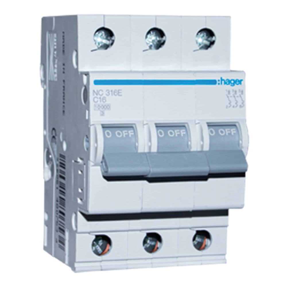 INTERRUPTOR TERMOMAGNETICO ITM 3X4A 10/20KA (230V/400V)