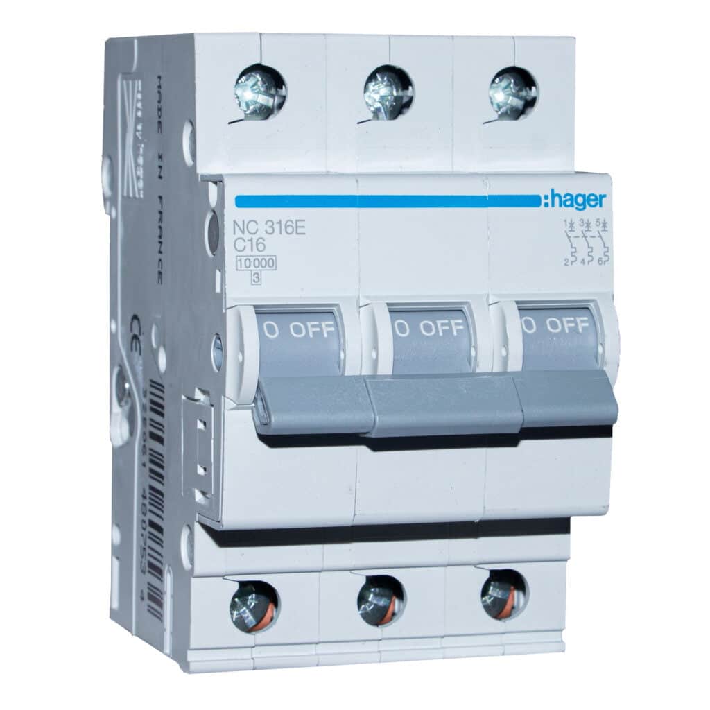 INTERRUPTOR TERMOMAGNETICO ITM 3X20A 10/20KA (230V/400V)