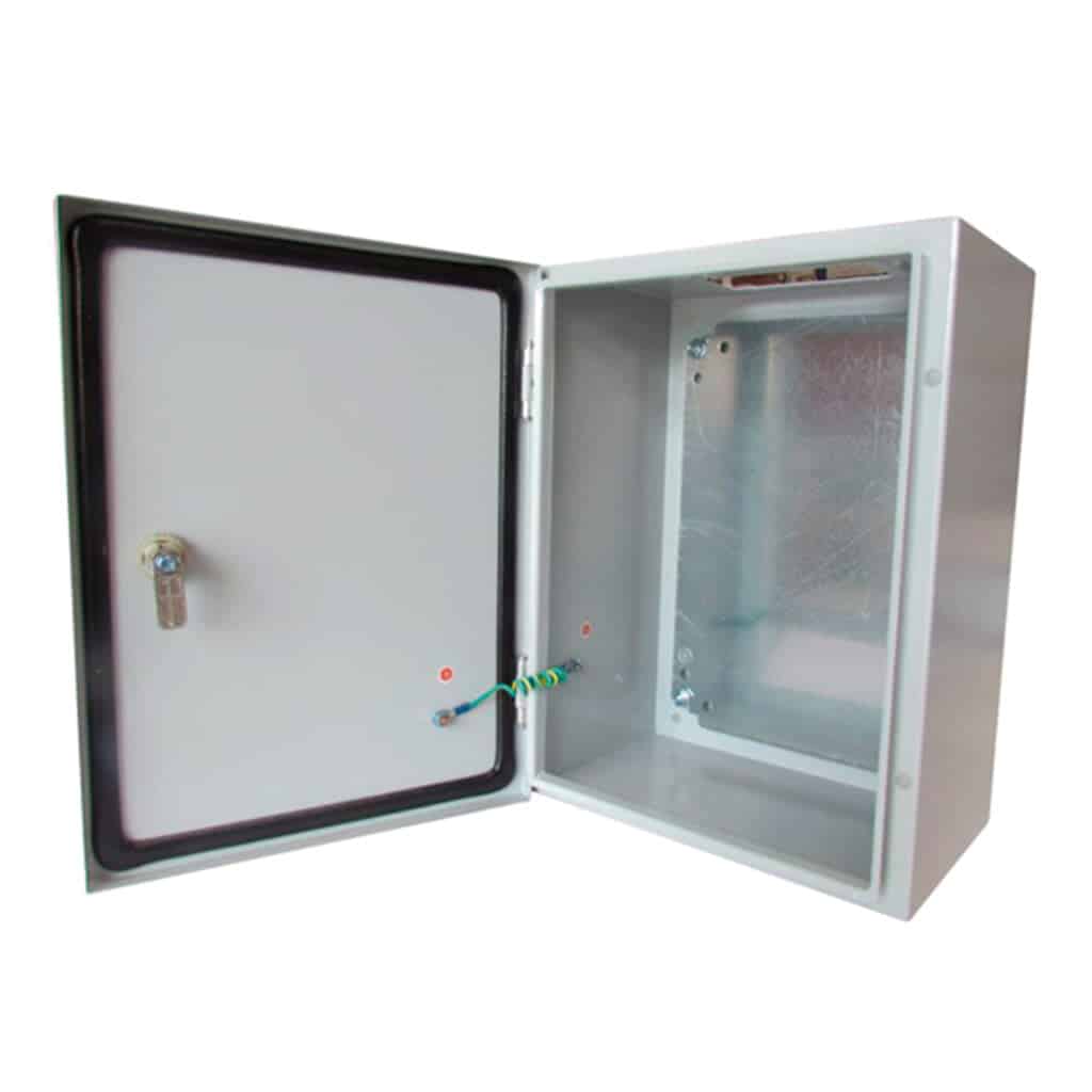 TABLERO ELECTRICO METALICO ADOSABLE HERMETICO C/PLACA DE ACERO IP66 ...