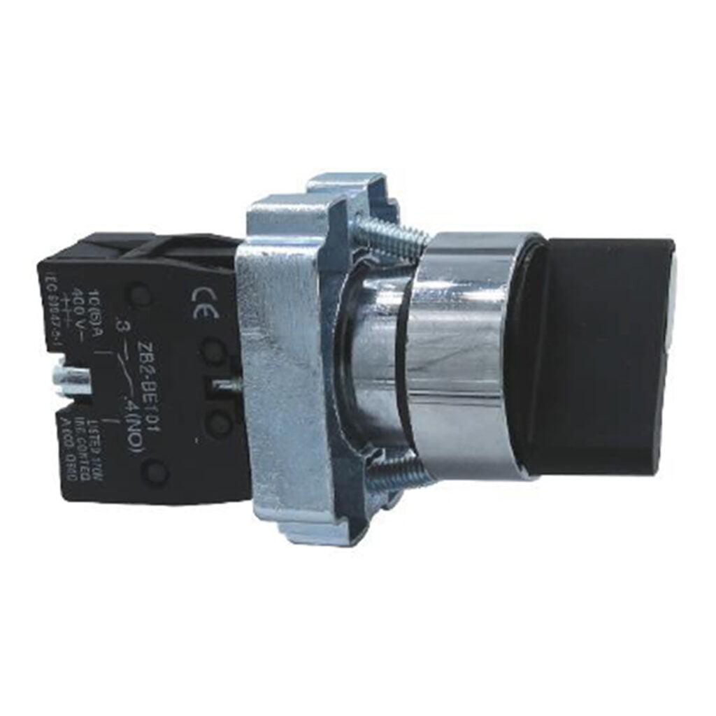 Selector de maneta corta 2 posiciones de 22mm tensión 220V