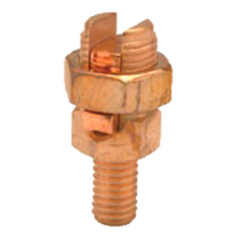 CONECTOR A TIERRA C/PERNO 1 CABLE 6AWG - 1/0AWG CON UL