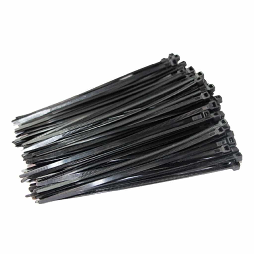 CINTILLO 150MM X 3.6MM NEGRO PKT 100