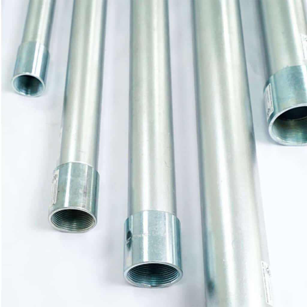 TUBO CONDUIT RIGID 3″ DE 3MTS C/UNIÓN GALVANIZADO EN CALIENTE CON UL ...