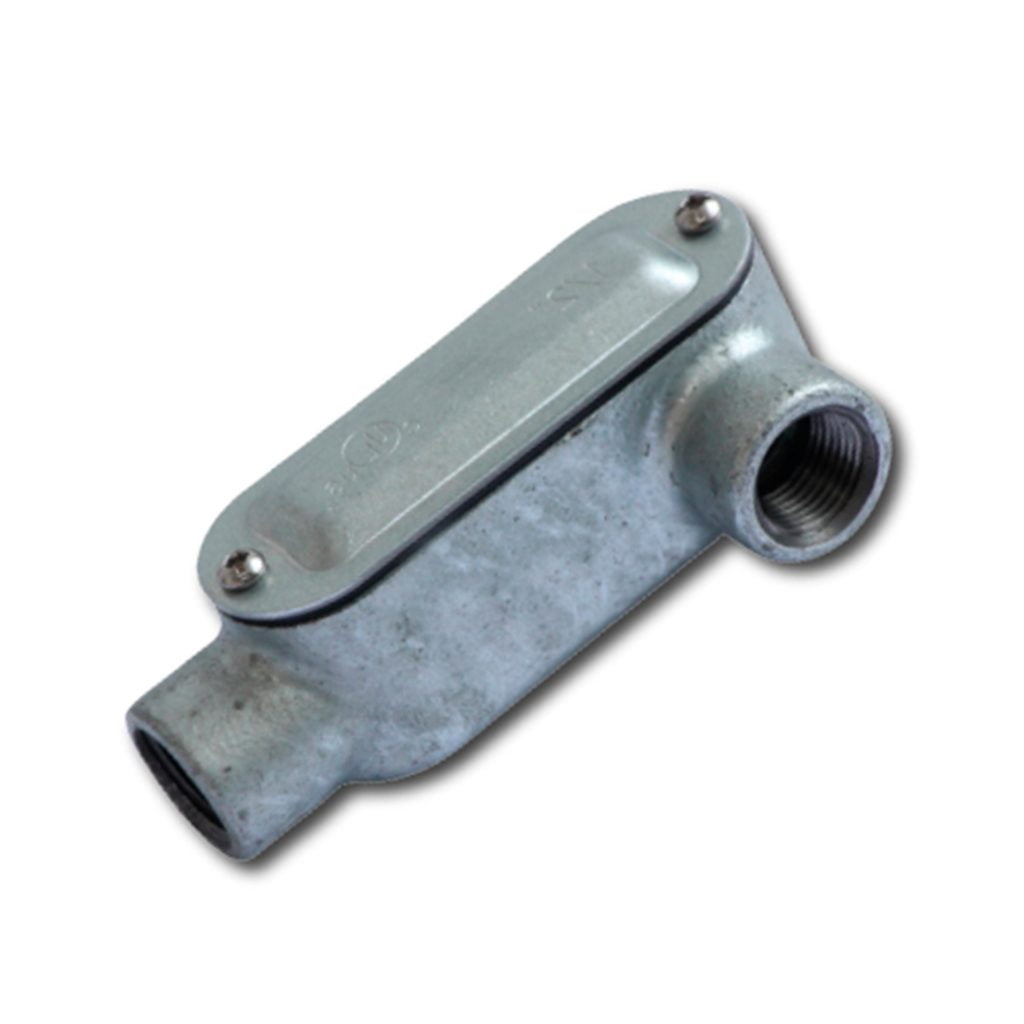 CAJA CONDULET TIPO LR 3/4" FORM 5 HIERRO MALEABLE GALV EN CALIENTE C ...