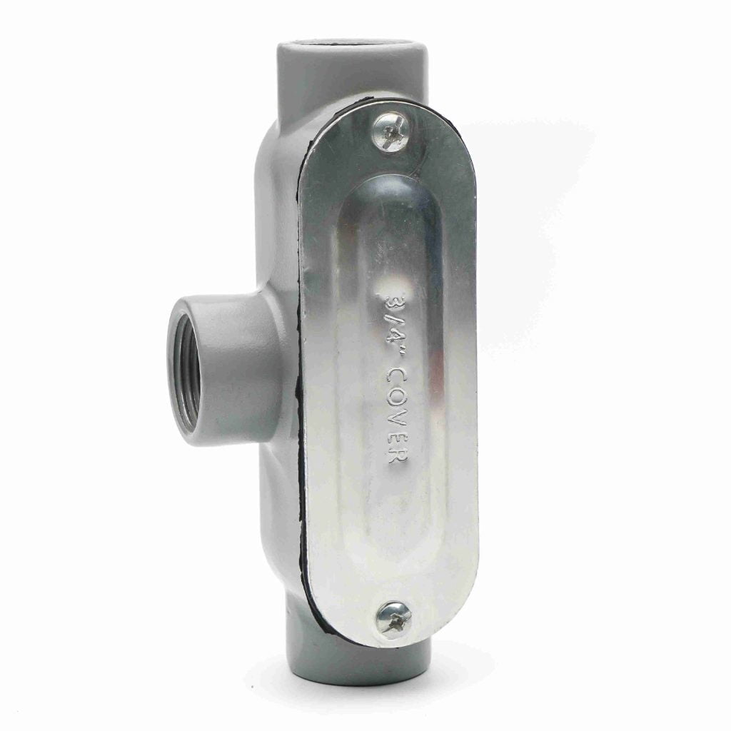 CAJA CONDULET TIPO T 3/4" ALUMINIO CON UL NAAVI CONDUIT