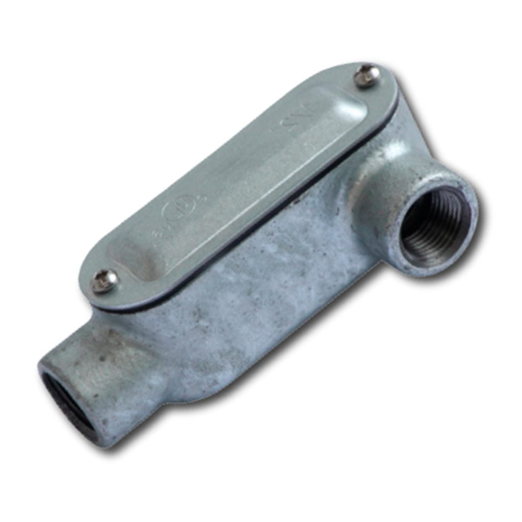 CAJA CONDULET TIPO LL 4″ FORM 5 HIERRO MALEABLE GALVANIZADO EN CALIENTE ...