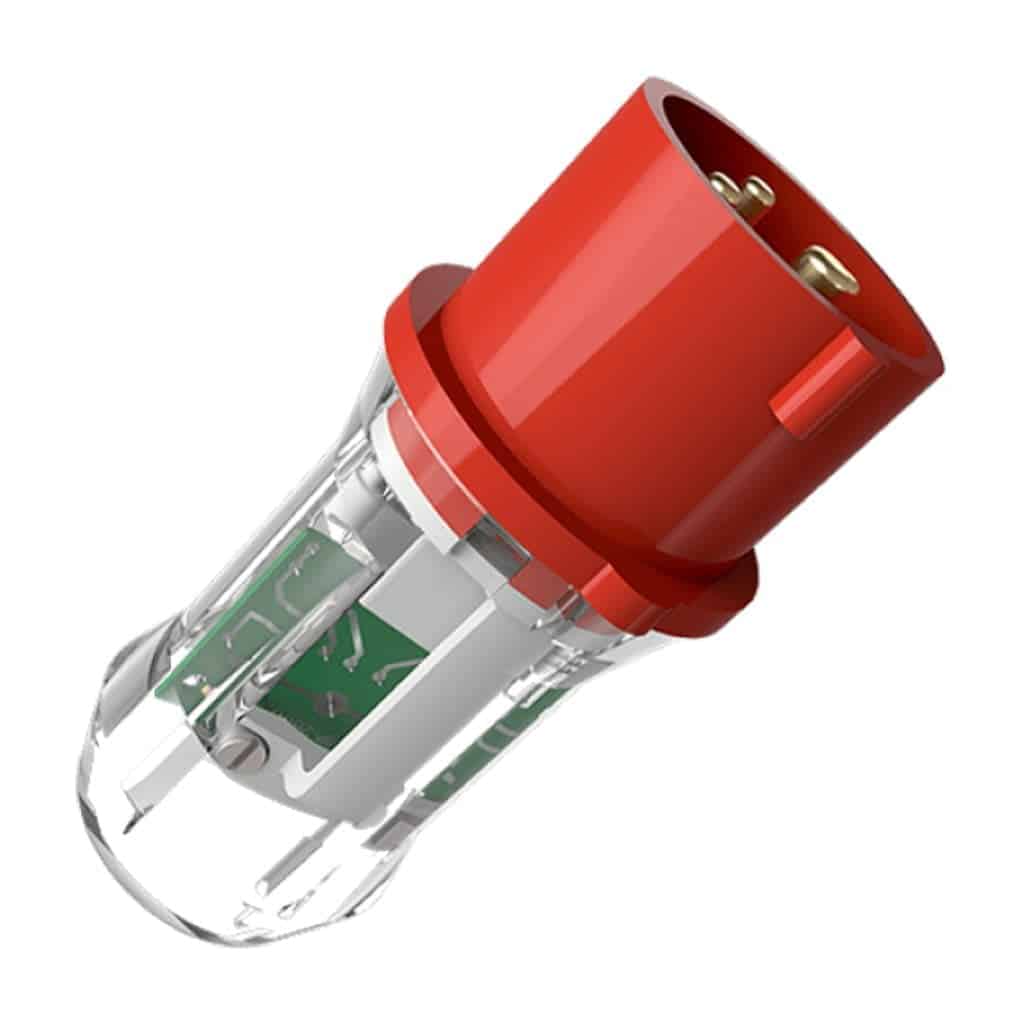 ENCHUFE PROBADOR SECUENCIA DE FASES 32AMP 3P+T 380-440V ROJO 3H