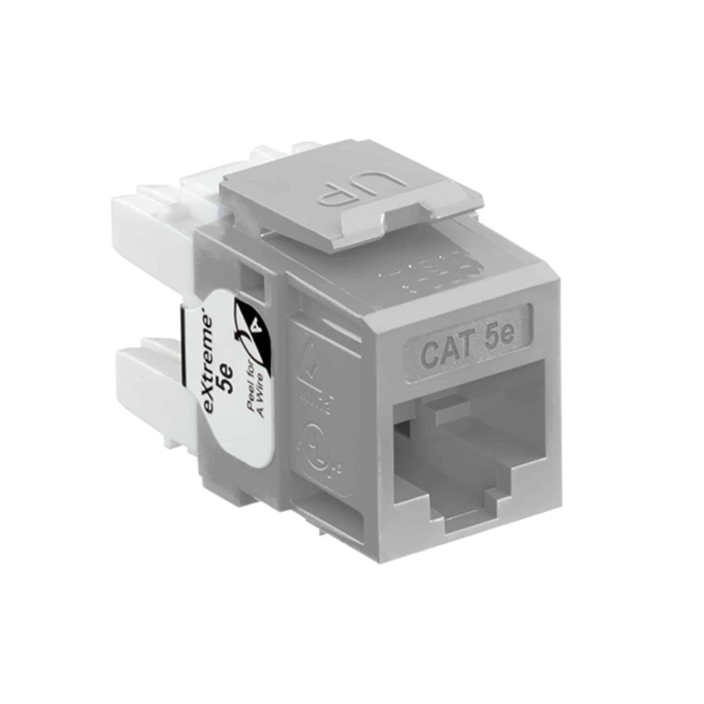 JACK RJ45 CATEGORIA 5E GRIS