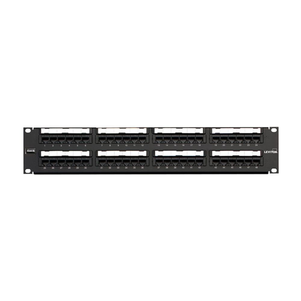 PATCH PANEL 48 PUERTOS CAT6 PRECONFIGURADO 2RU