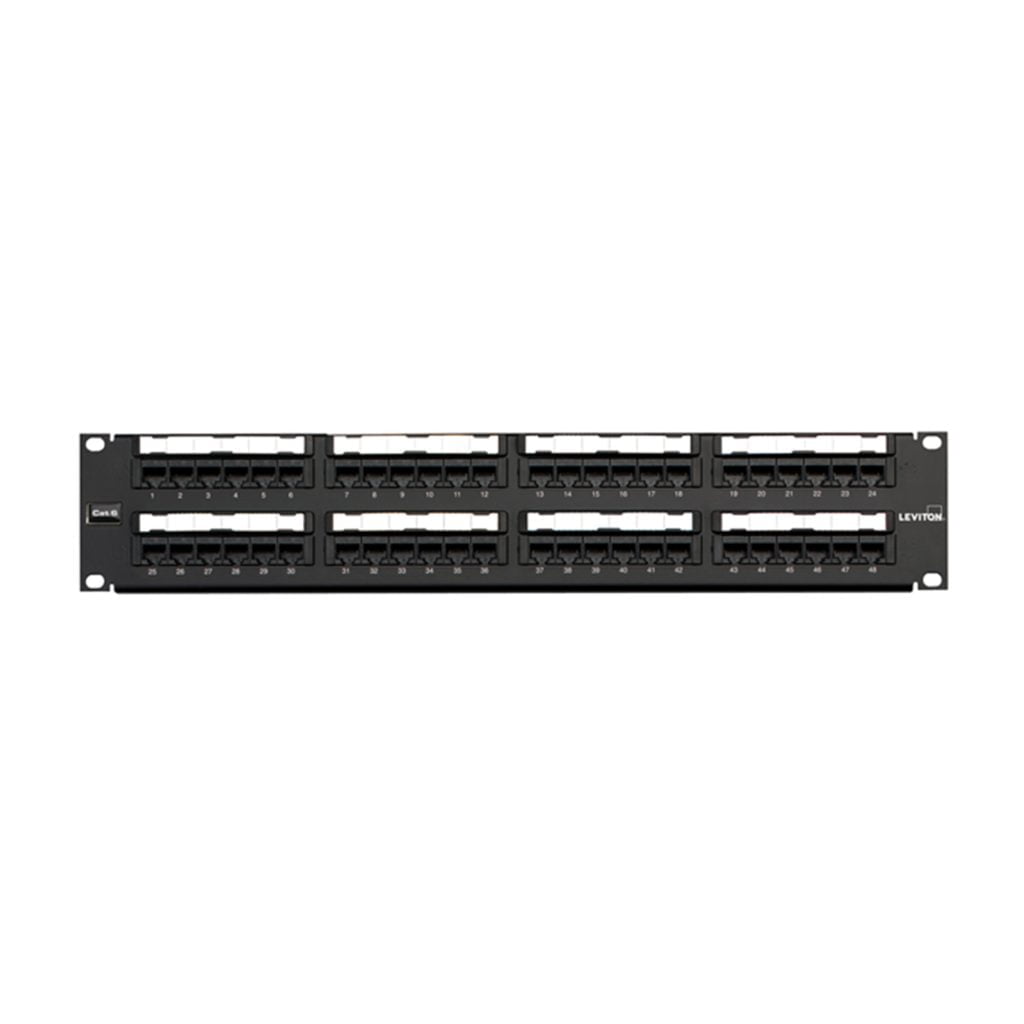 PATCH PANEL 48 PUERTOS CAT6 PRECONFIGURADO 2RU