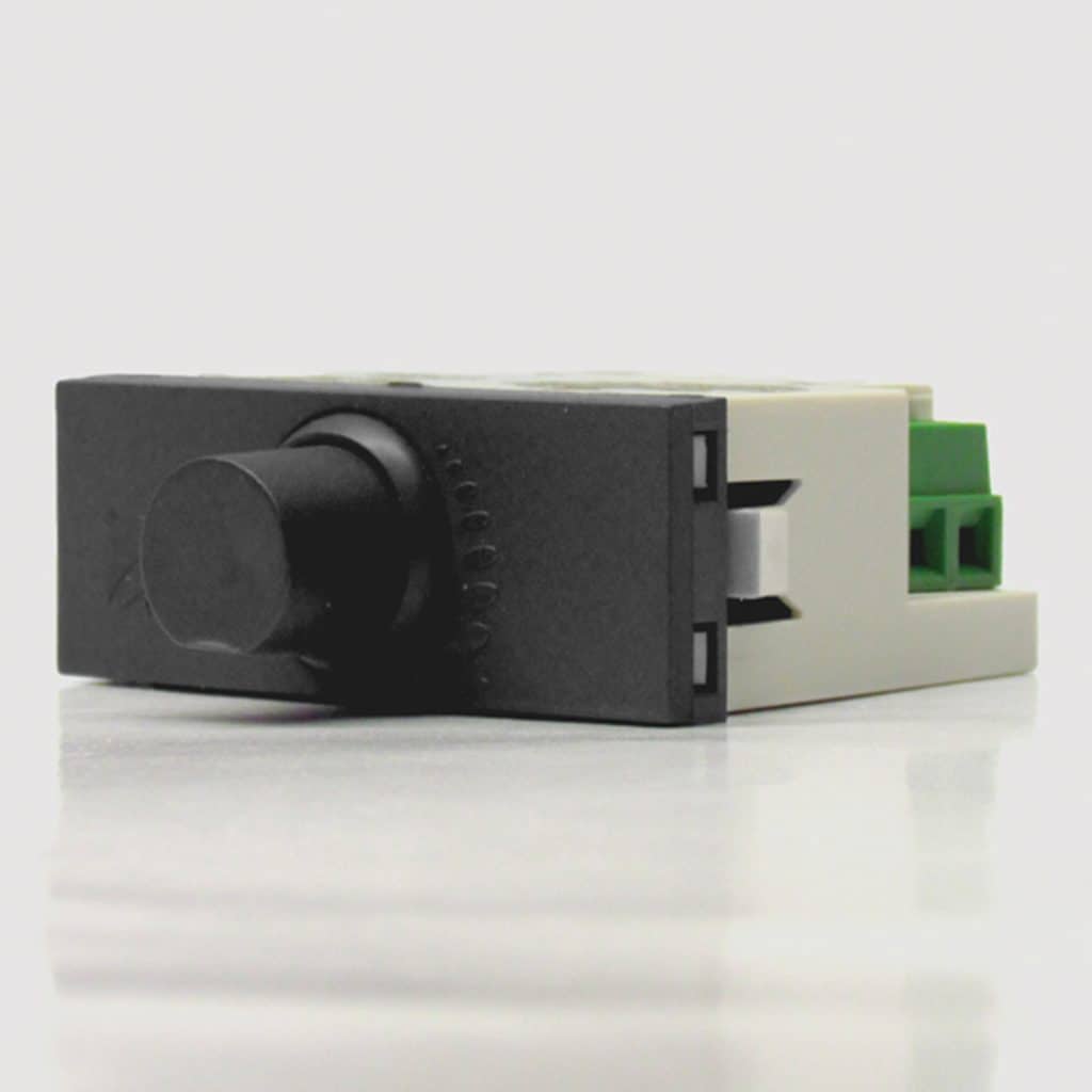 DIMMER CON PERILLA 15A 300W GRIS