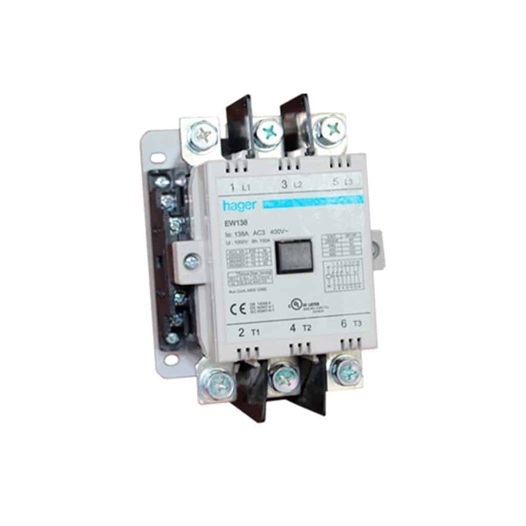 Contactor EW 138A/AC3 2NA+2NC 380V 50/60HZ.