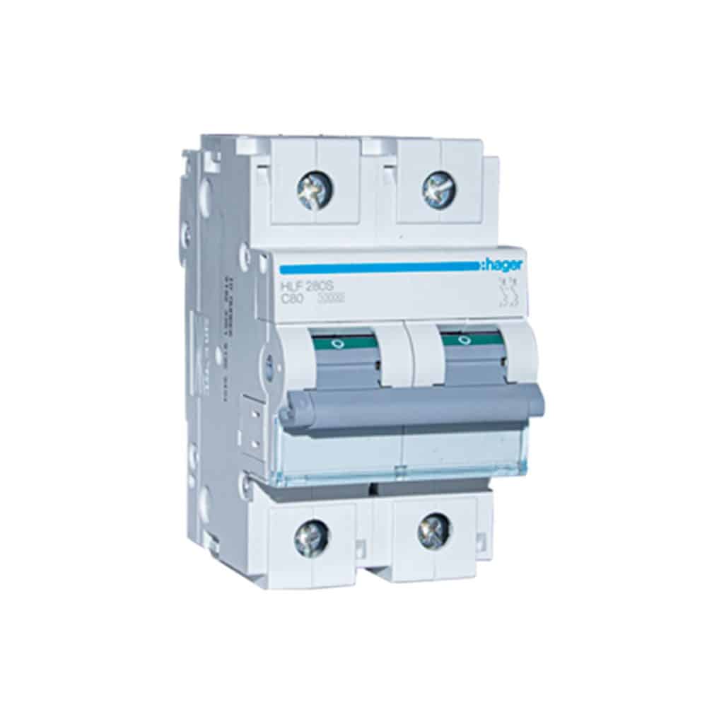 INT. RIEL TERMOMAGNÉTICO HLF 2P 80A, C 10KA/400V