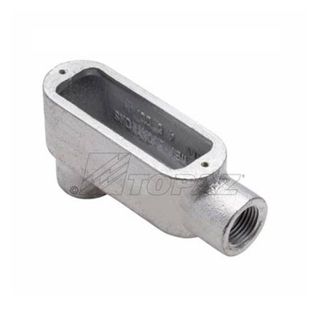 CAJA CONDULET TIPO LB 3/4'' SEMIPESADO D/HIERRO CON UL