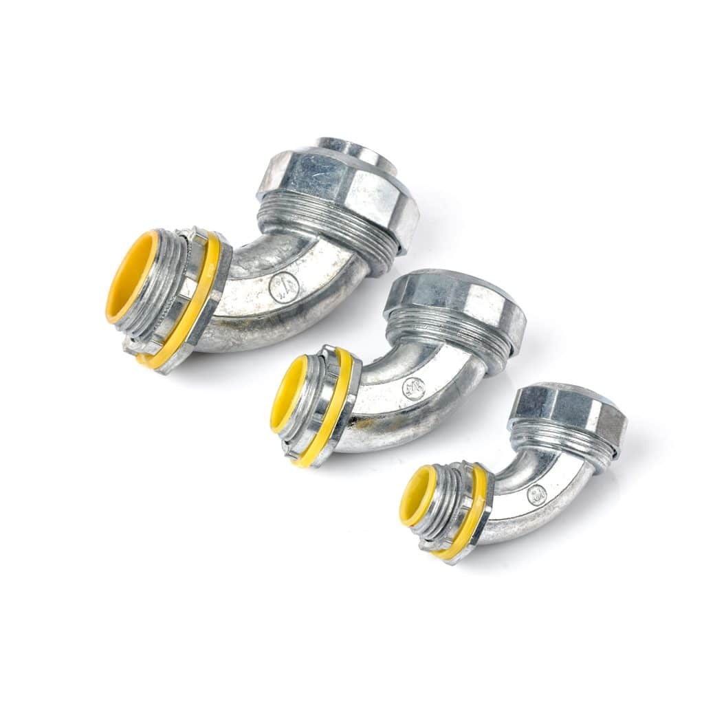 CONECTOR CURVO HERMÉTICO LIQUID TIGHT 1-1/2" DE 90° ZINC PARA T ...