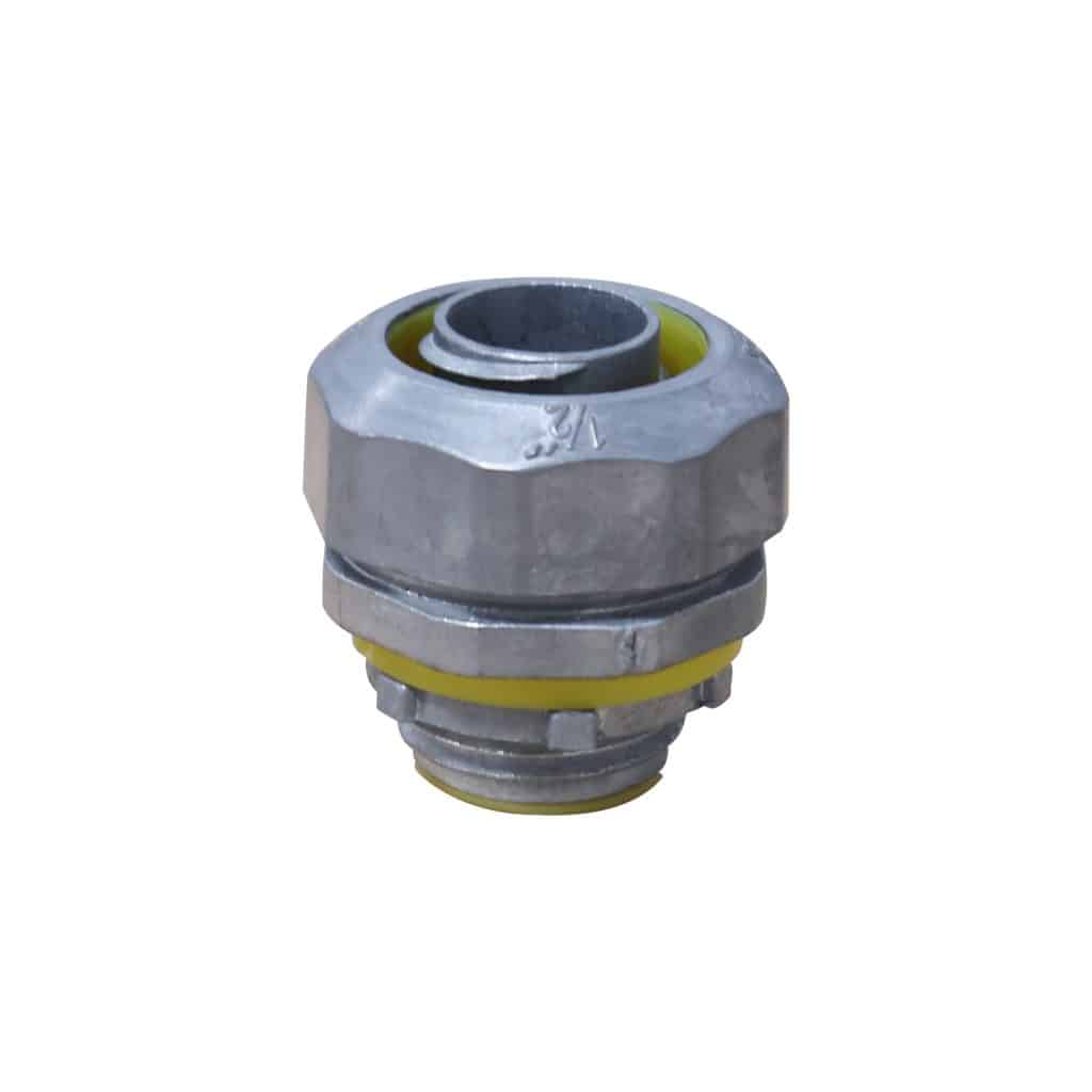 CONECTOR RECTO HERMÉTICO LIQUID TIGHT CON UL DE 1/2'' PARA T/FLEXIBLE PVC